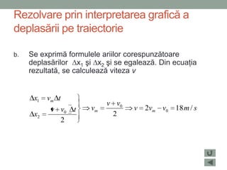 Cinematica miscarii mecanice | PPTX