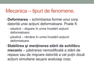 Cinematica miscarii mecanice | PPTX