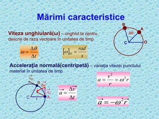 Miscarea circulara uniforma - Fizica cIX | PPT