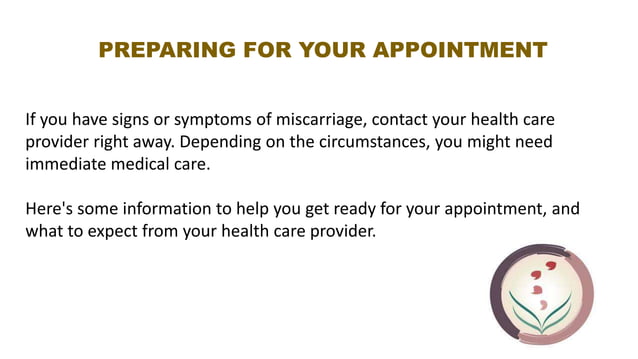 Miscarriage - medical information(causes ,test& diagnosis, management ...