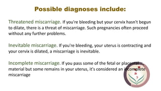 Miscarriage - medical information(causes ,test& diagnosis, management ...
