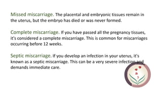 Miscarriage - medical information(causes ,test& diagnosis, management ...