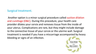 Miscarriage - medical information(causes ,test& diagnosis, management ...