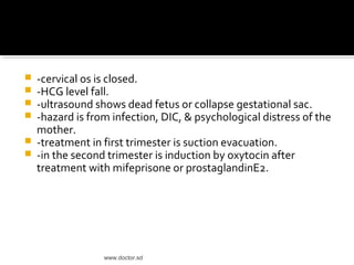 Miscarriage (abortion) | PPT