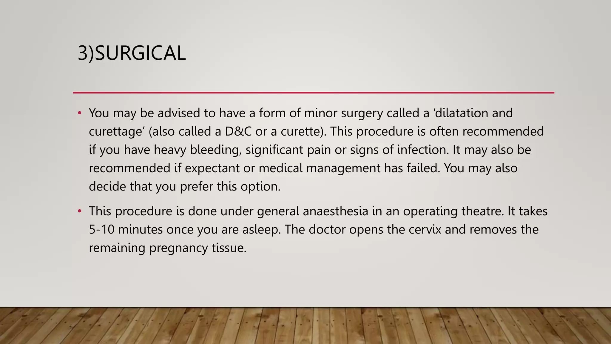 miscarriage and types, risk factors, sign, manegement | PPTX