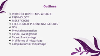 miscarriage | PPTX