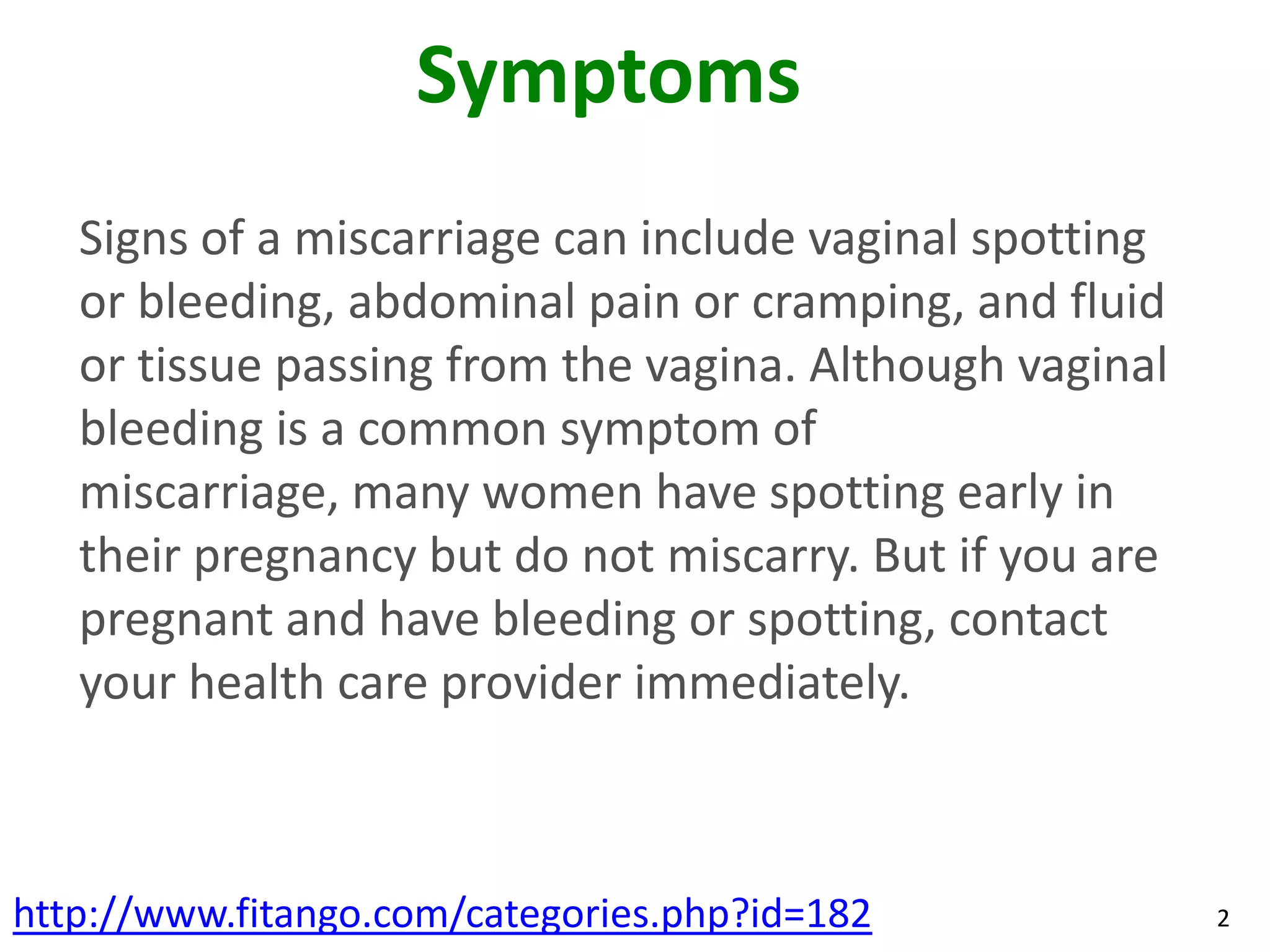 Miscarriage | PPTX