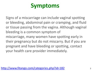 Miscarriage | PPTX
