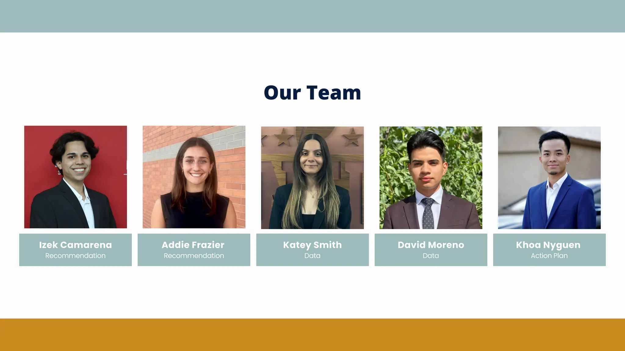 MIS Case Comp Presentation -Blue and Yellow | PPT