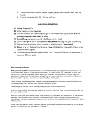 Rehabilitation Psychology, Effective Teaching Learning, Subliminal Perception, Grounded Theory ...