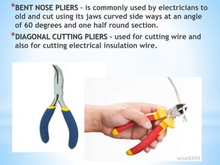 Miscellaneous carpentry tools | PPTX