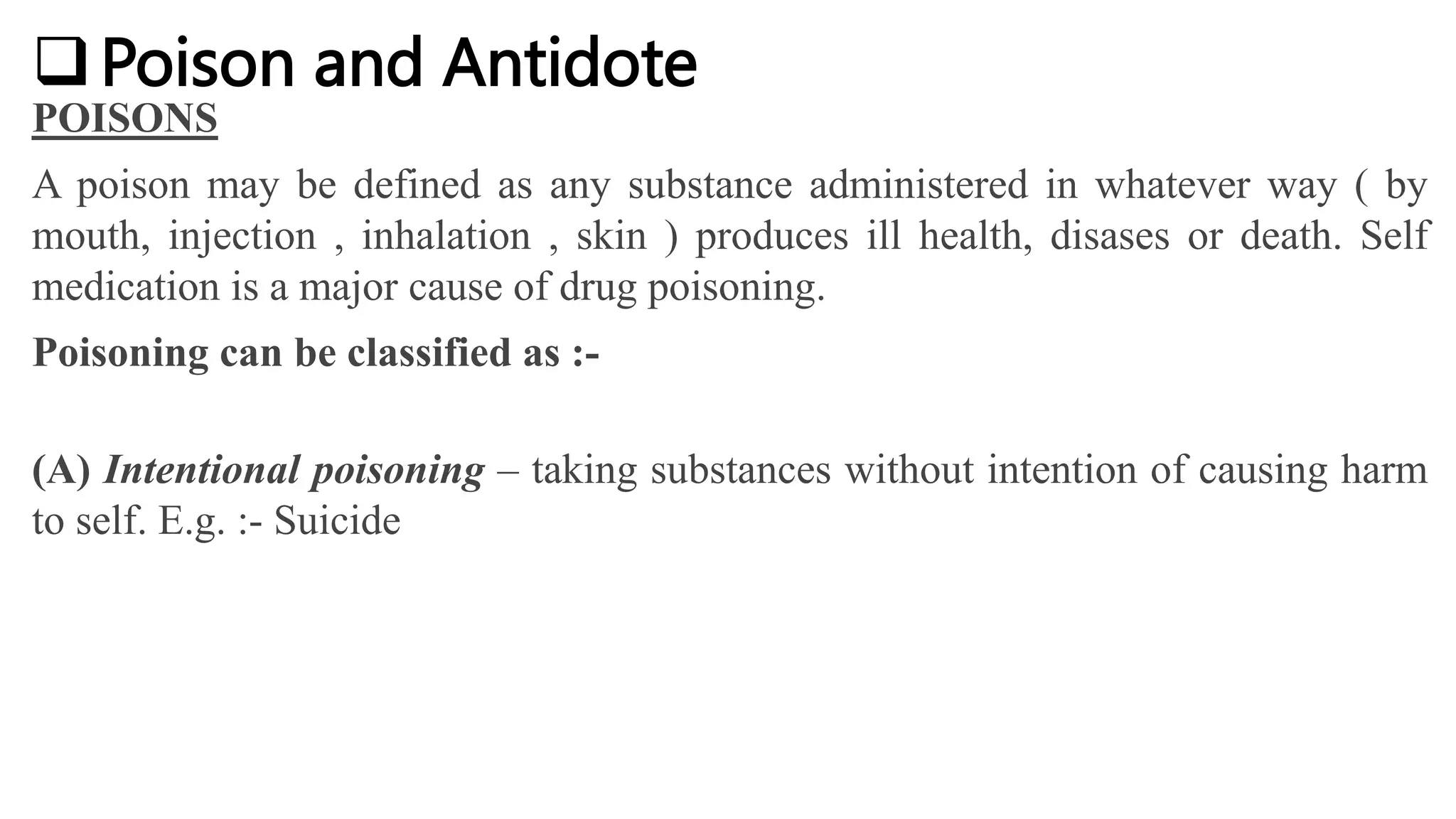 Pharmaceutical Inorganic Chemistry Unit IVMiscellaneous compounds ...
