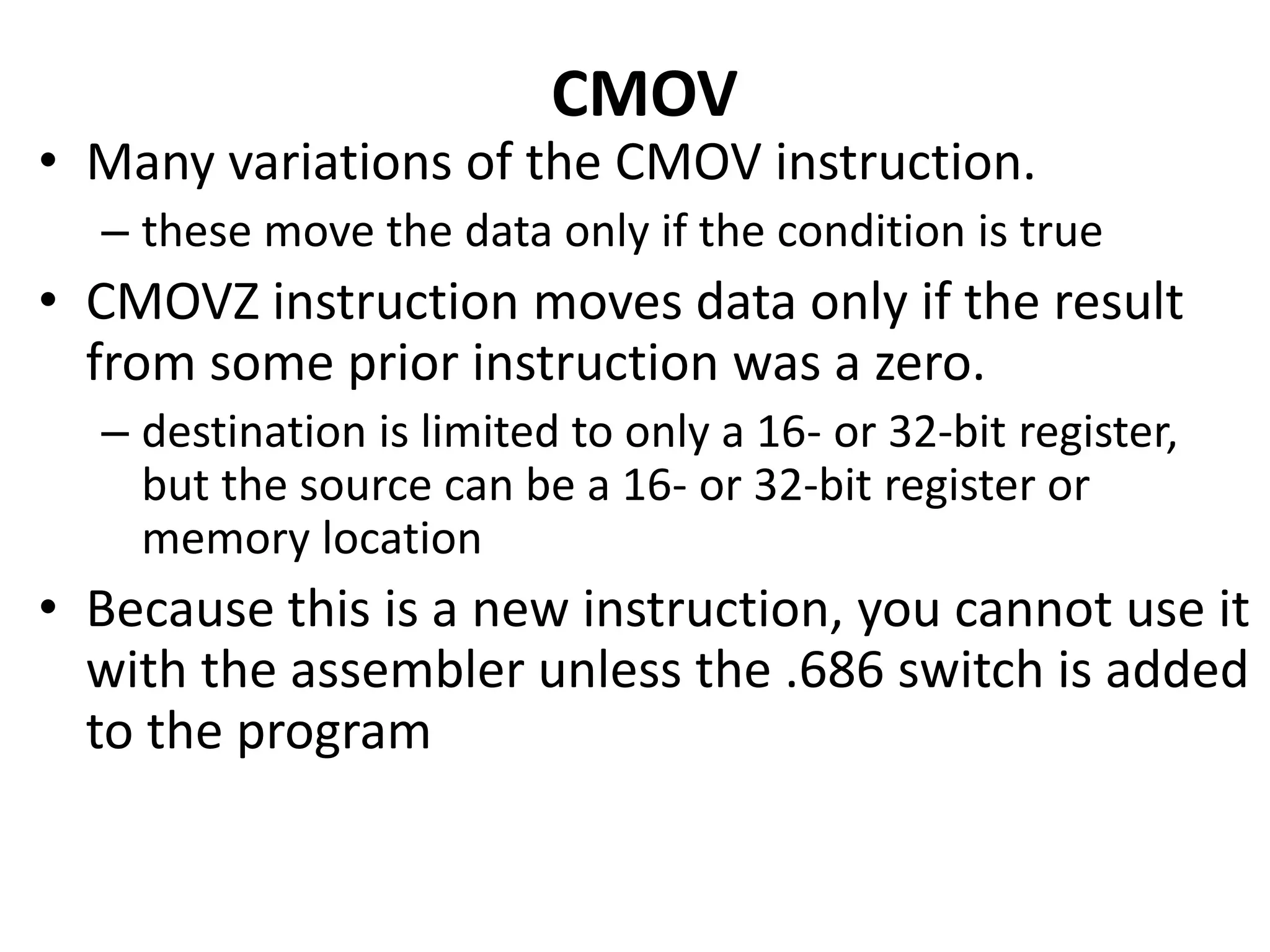 Microprocessor Miscellaneous datatrans+directives | PPTX