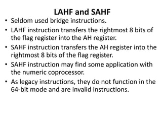 Microprocessor Miscellaneous datatrans+directives | PPTX
