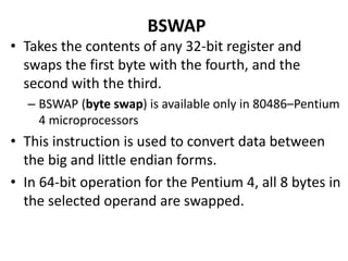 Microprocessor Miscellaneous datatrans+directives | PPTX