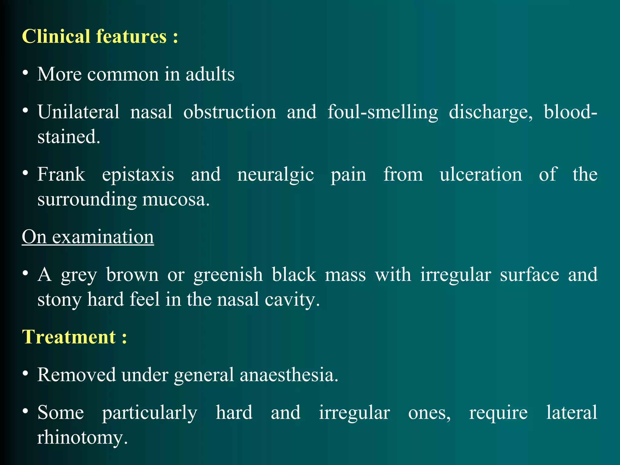 Miscellaneous disorders of nasal cavity | PPT