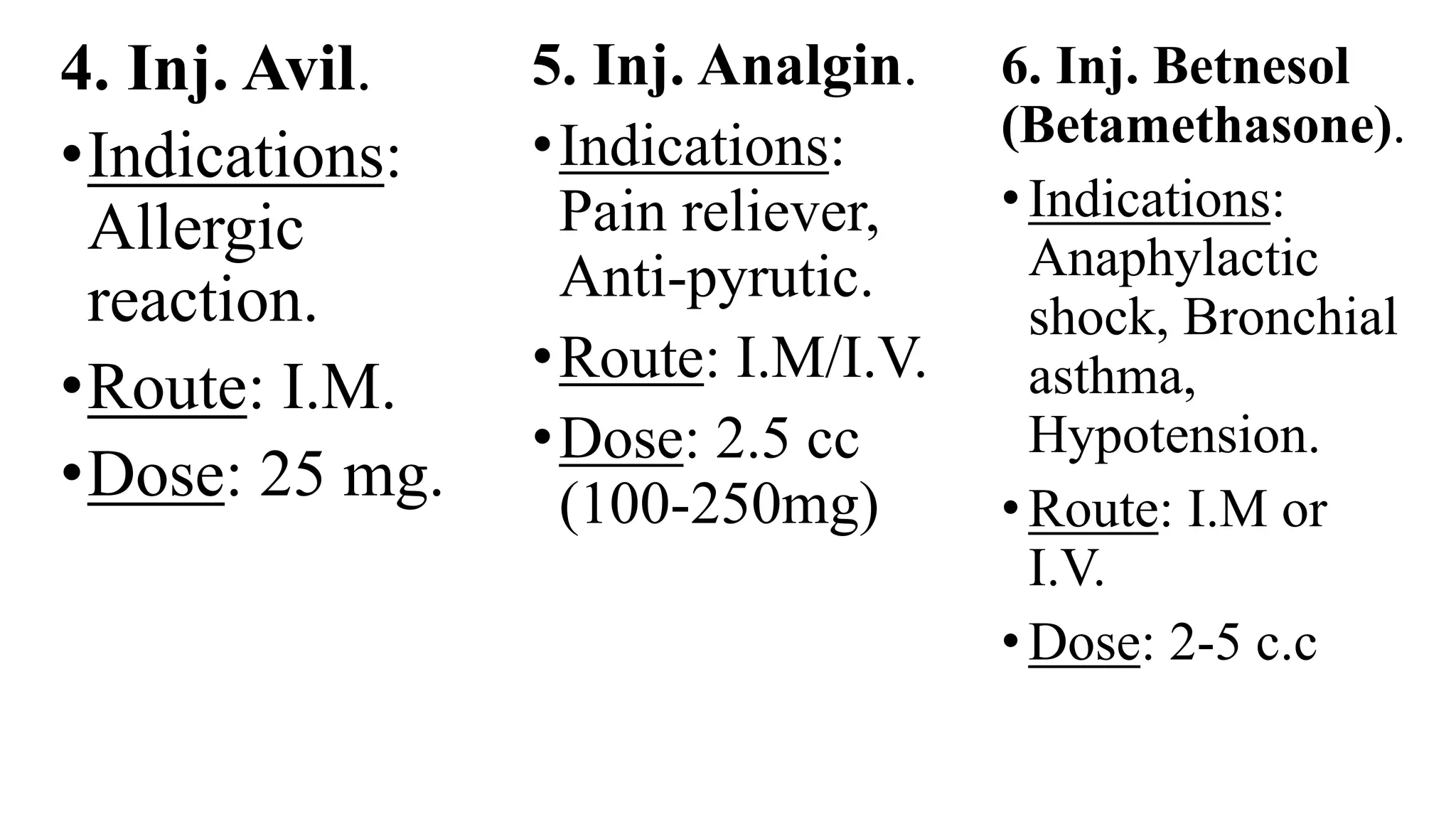 Miscellaneous drugs | PPTX
