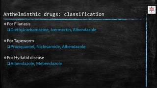Miscellaneous drugs: GI infections | PPTX