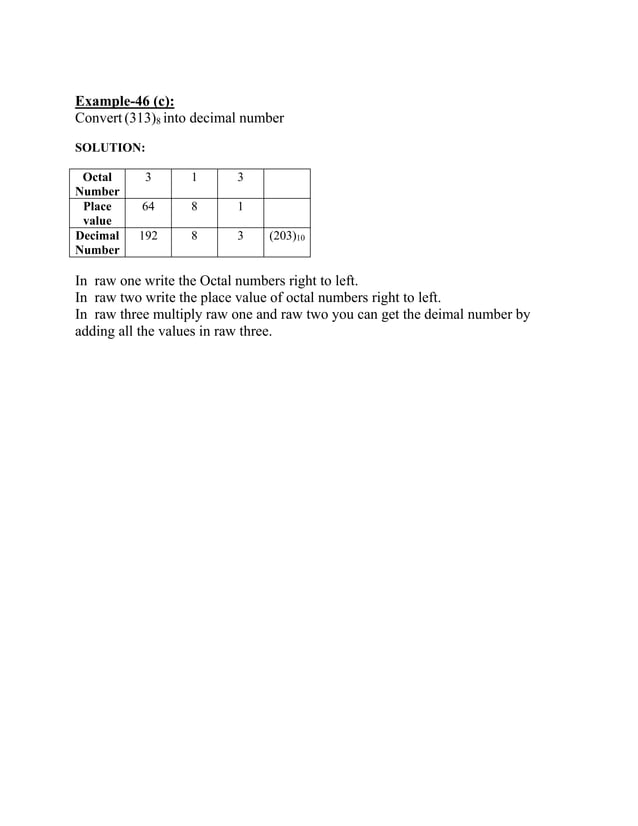 Miscellaneous examples of binary , quinary and octonary numbers (2) | PDF