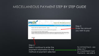 How to process a miscellaneous payment through your PayClix dashboard | PPT