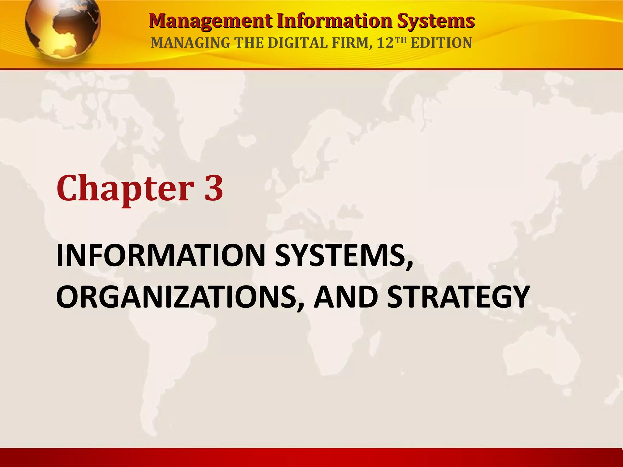 MIS Chapter 3 | PPT