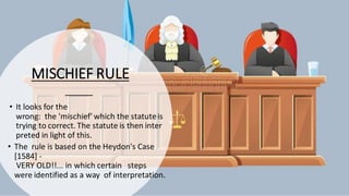 Mischief rule of interpretation | PDF