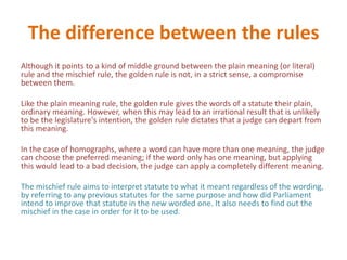 Mischief Rule Lesson Powerpoint | PPTX