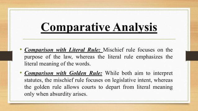 Mischief Rule of Interpretation by Puja Dwivedi | PDF