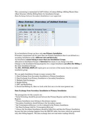 Installation Groups | PDF