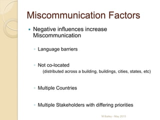 Miscommunication Theory | PDF