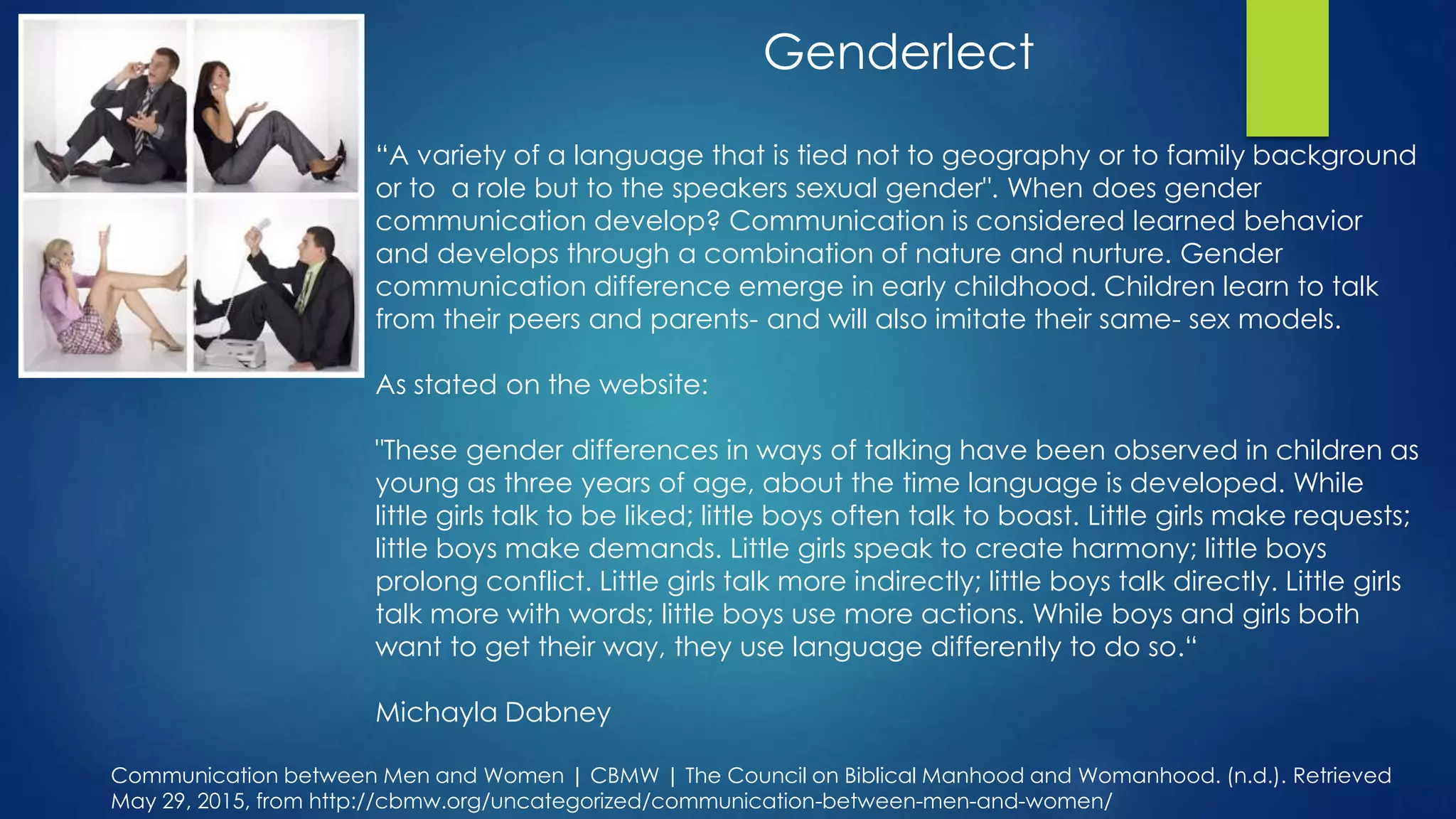 Miscommunication between men and woman | PPTX