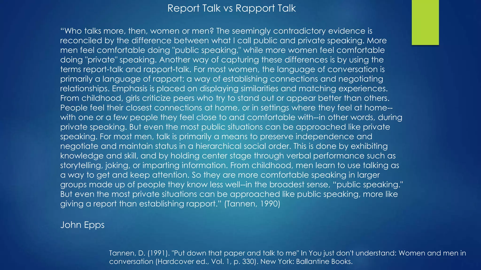 Miscommunication between men and woman | PPTX