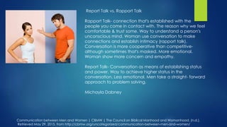 Miscommunication between men and woman | PPT