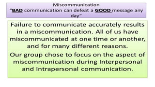 Miscommunication | PPTX