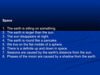 Seasons Misconceptions