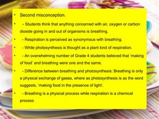 Misconception in biology2 | PPT | Lung and Respiratory Health ...