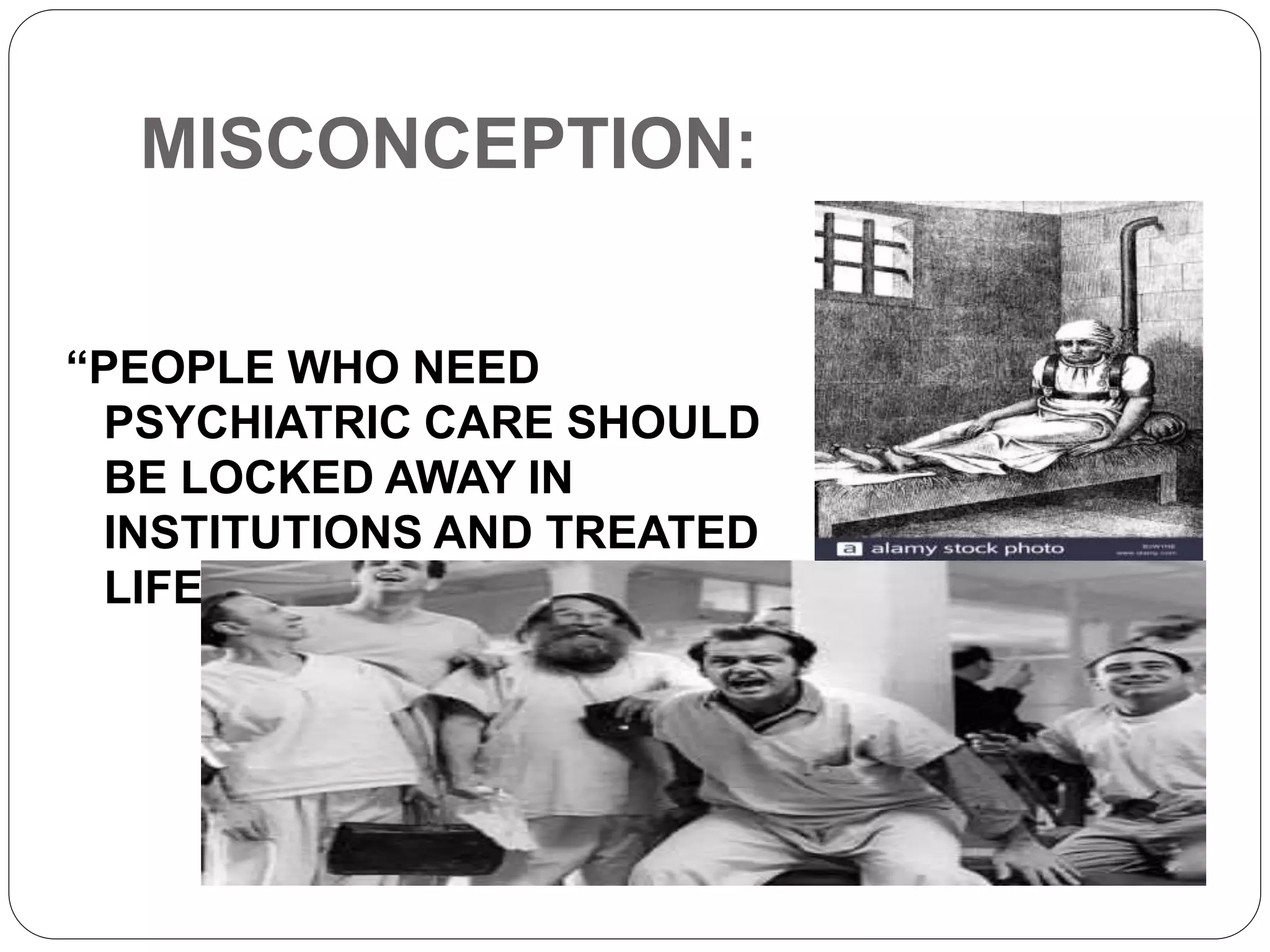 Misconception of mental illness | PPTX
