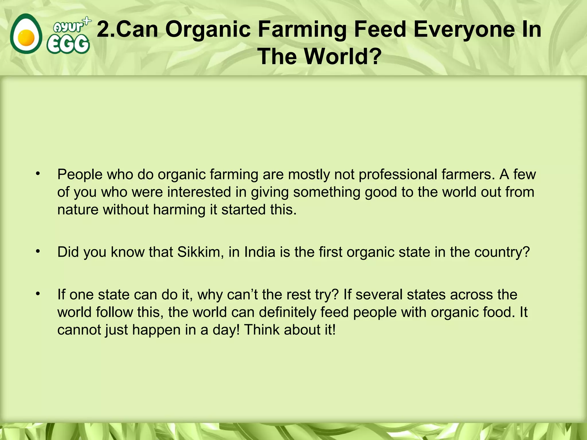 Why These Misconceptions About Organic Food? | PPT