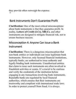 Misconceptions about Bank Instruments.pdf