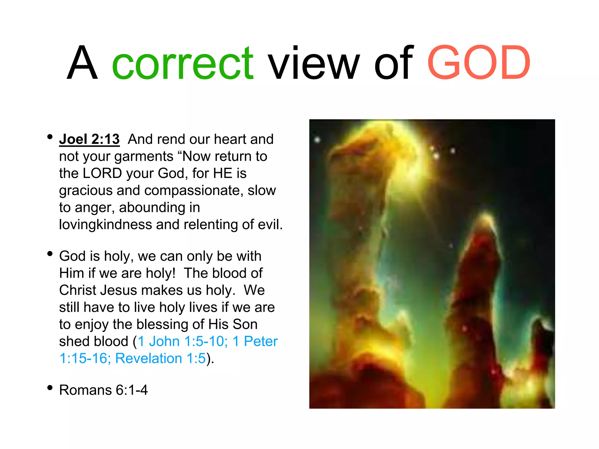 Misconceptions about God (O.T.) | PPTX