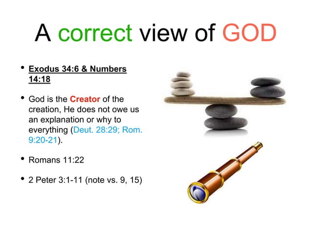 Misconceptions about God (O.T.) | PPT