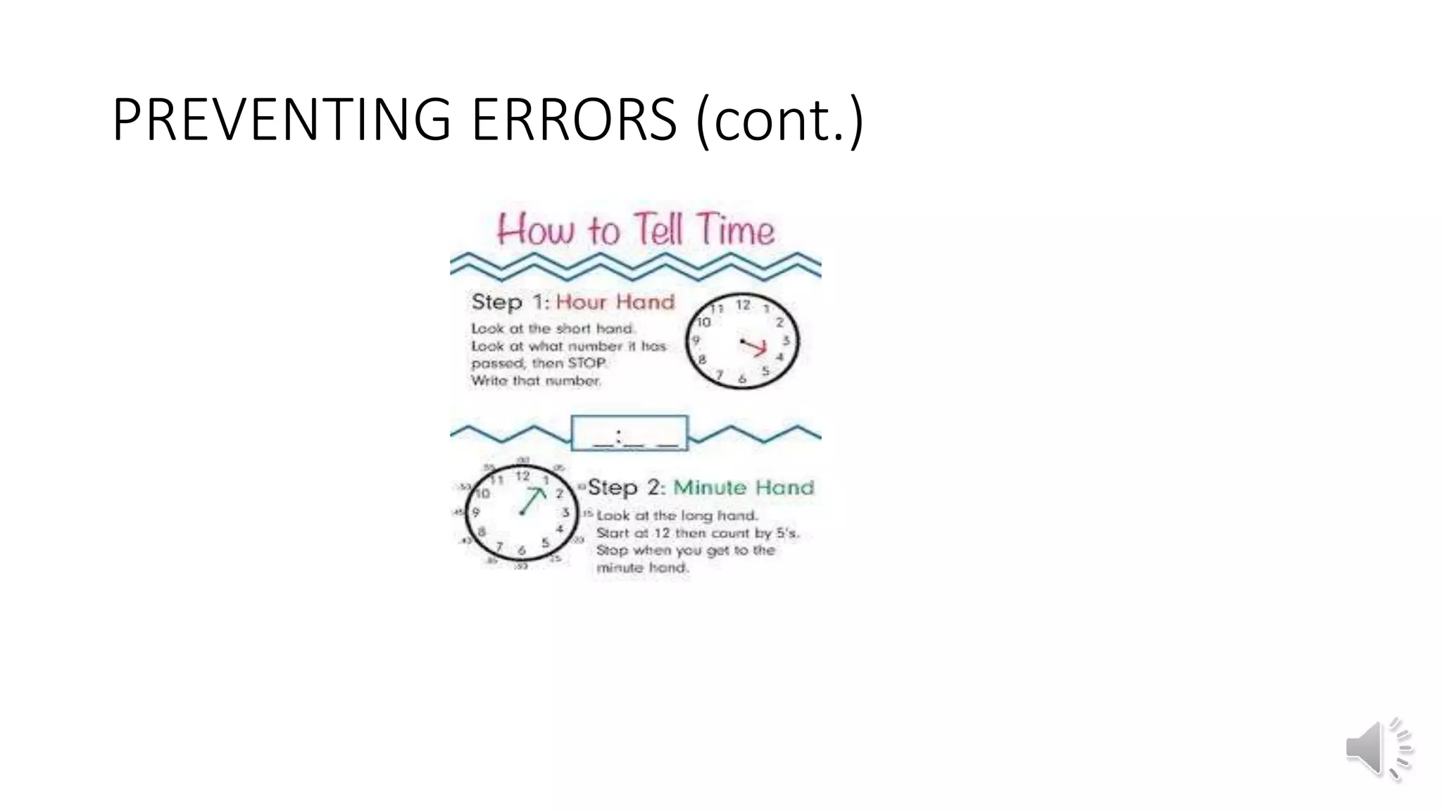 Misconceptions with time | PPTX