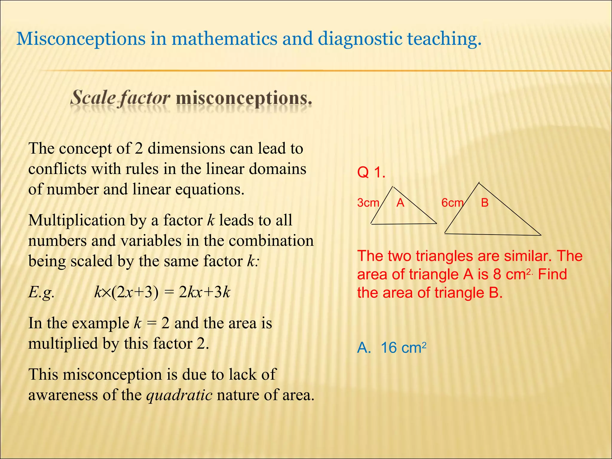 Misconceptions in mathematics | PPT
