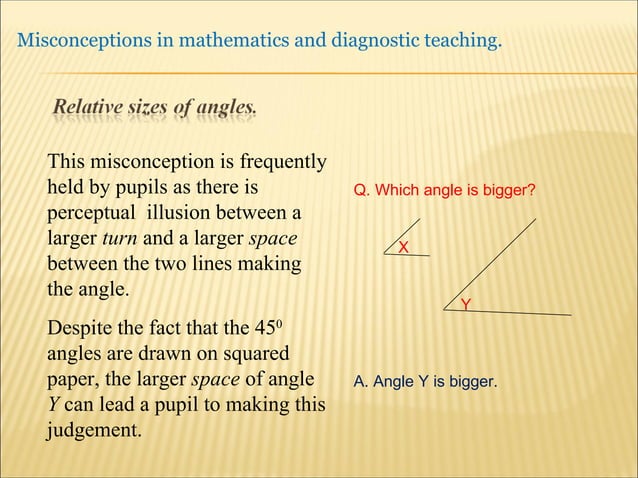 Misconceptions in mathematics | PPT