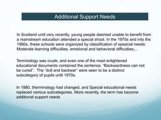 Multiple Intelligence in Scottish Schools | PPTX