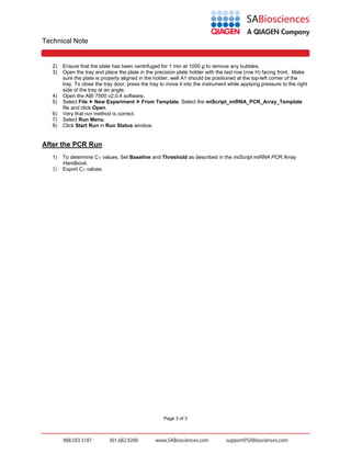 Mi script mirna_abi7500_technical_note_setup-e | PDF