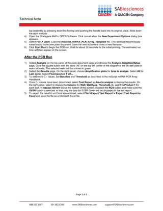 Mi script mirna_mx3000p_technical_note_setup-e | PDF | Chemistry | Science