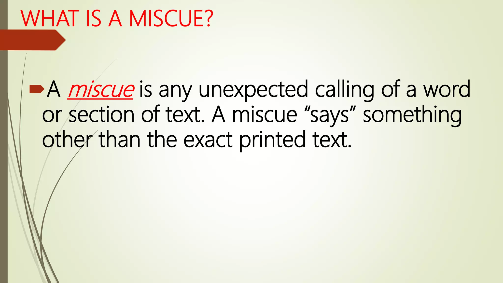 Miscue analysis-by-emman f inal | PPTX