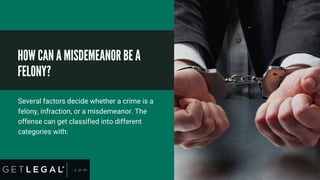 Misdemeanor meaning and types of crimes & what is moving traffic ...