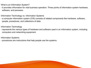 MIS Management Information Systems | PPT